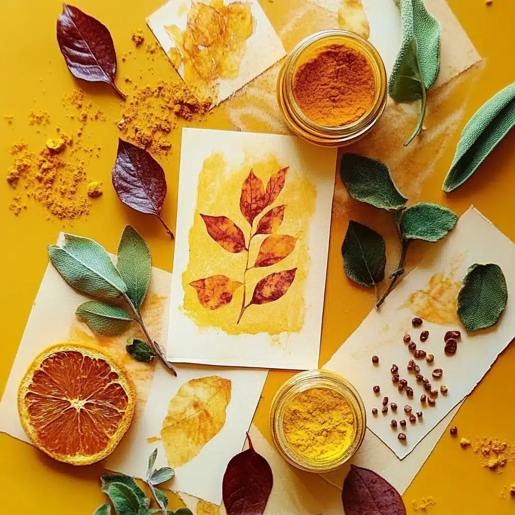 Sun Printing with Turmeric: An Incredible Ultimate Guide - Fun Crafts To Do